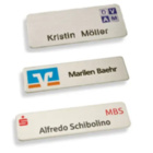 Individuelle Namensschilder - Aluminium-Graviert | my-litfax